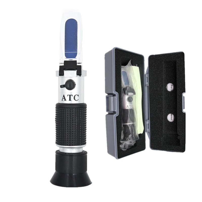 0-10% Brix Handheld Brix Refractometer with ATC Lo... – Grandado