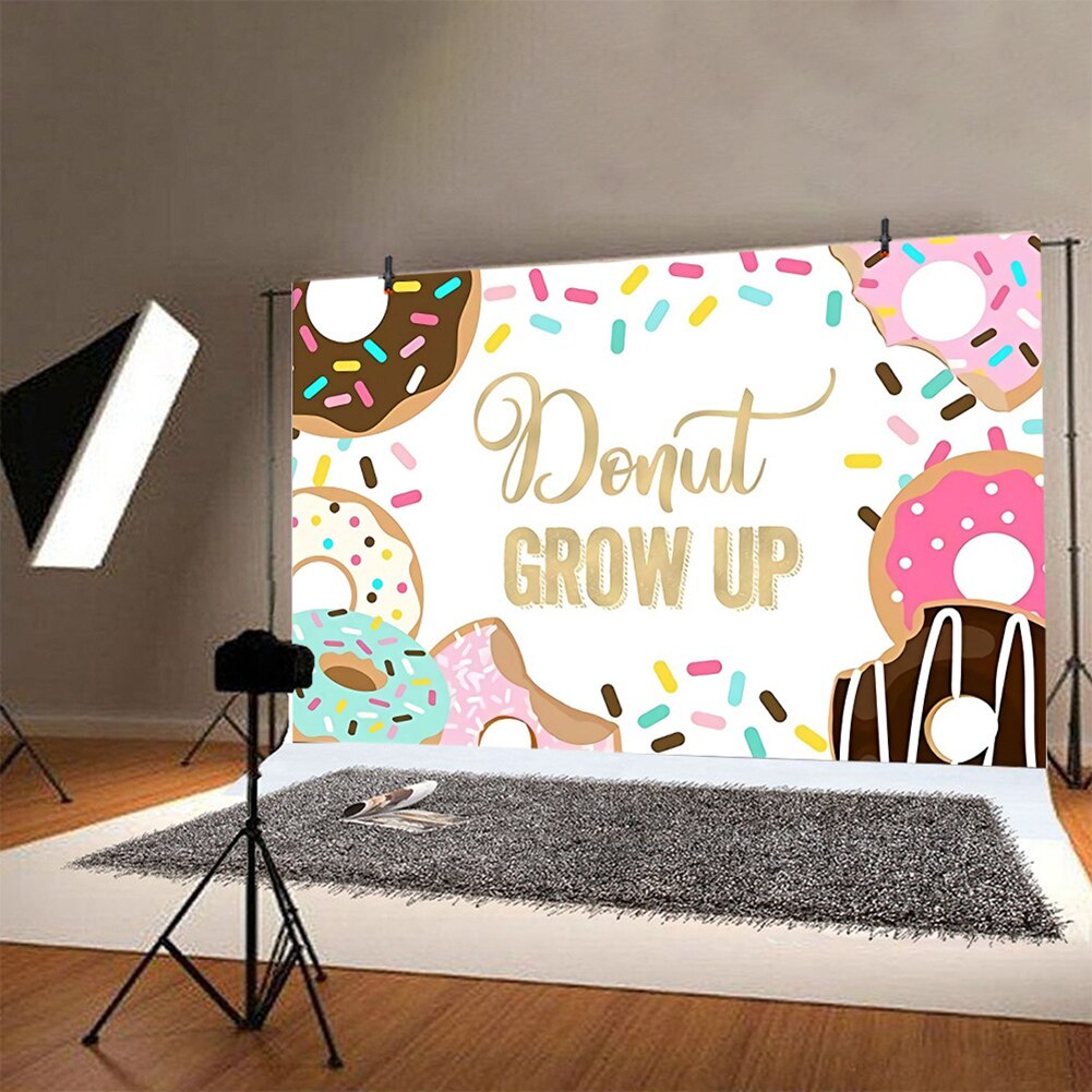 Photography Background Cute Doughnut Candy Photo S... – Grandado