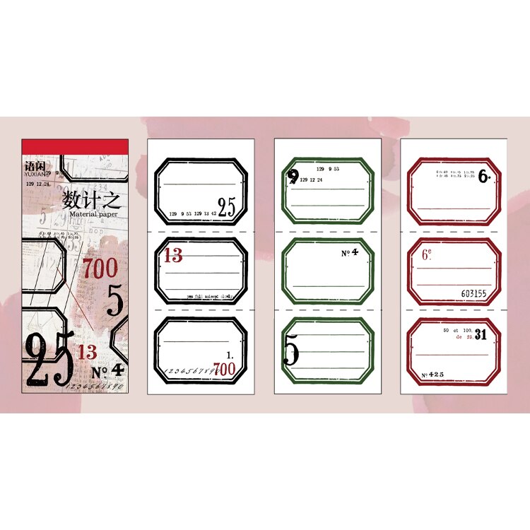 30 Stks/partij Verleden Label Serie Zwavelzuur Mat... – Grandado