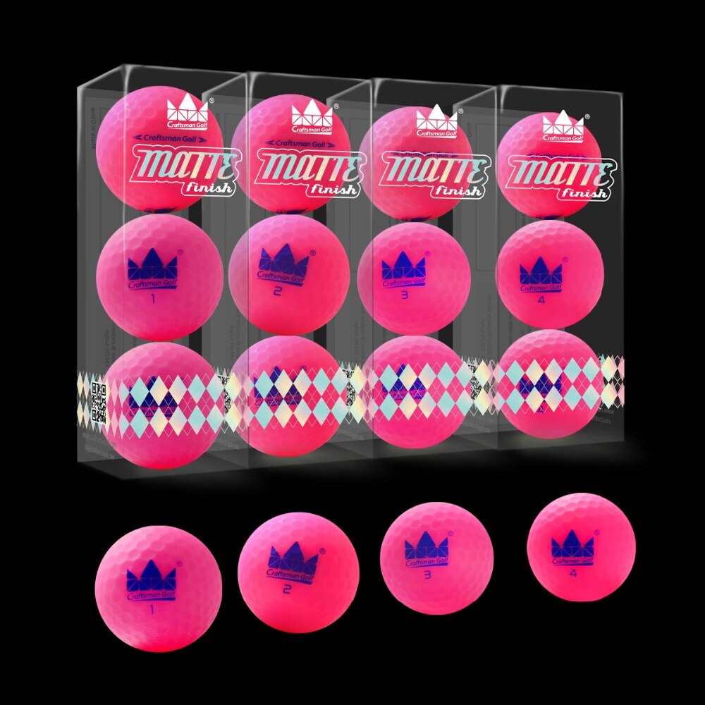 Craftsman 12pcs Golf Balls Matte Finish Long Dista... – Vicedeal