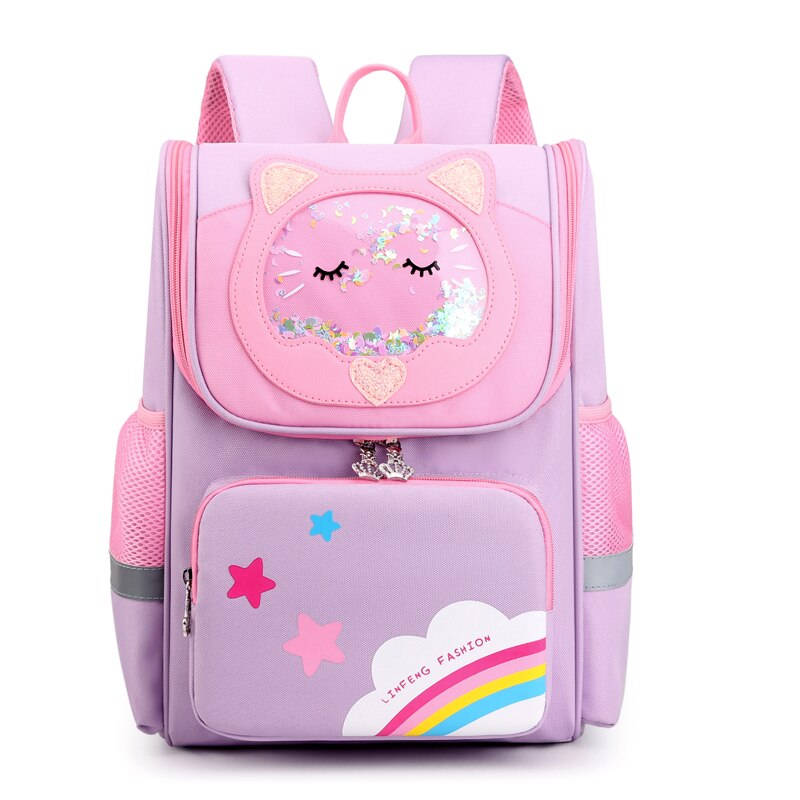 Nylon Fabric Children's Backpack Cute Transparent ... – Grandado