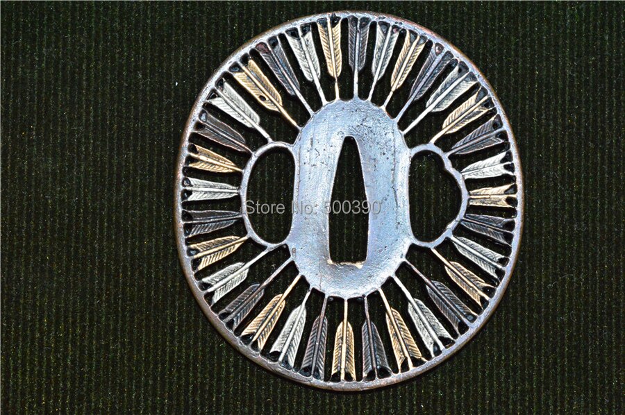A Set Copper Katana Tsuba Hand Guard Kashira For J... – Vicedeal