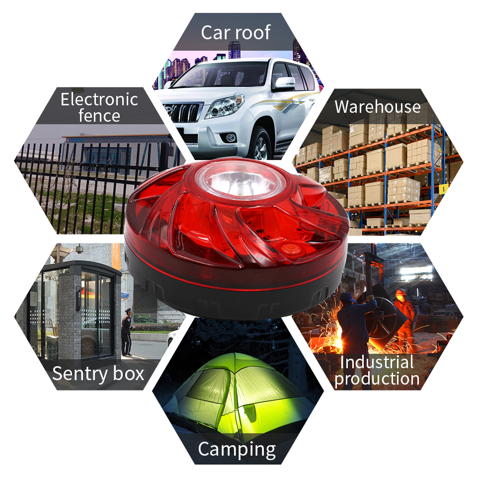 Geoeon Multi-function Safety Red Emergency light C... – Vicedeal