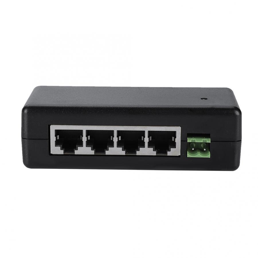 4 Port PoE Injector 4CH PoE Power Adapter Ethernet... – Vicedeal