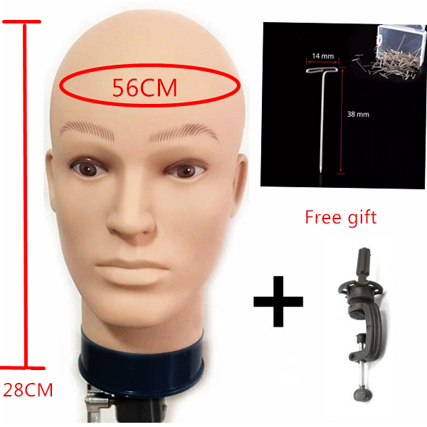 Pvc Mannequin Head Model Foam Wig Head Display Wit... – Vicedeal