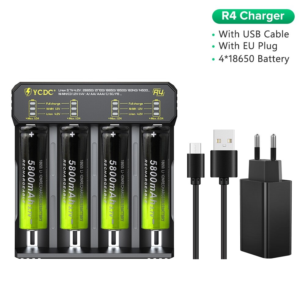 2/4 Slots Smart Universal Fast USB Charger Battery... – Grandado
