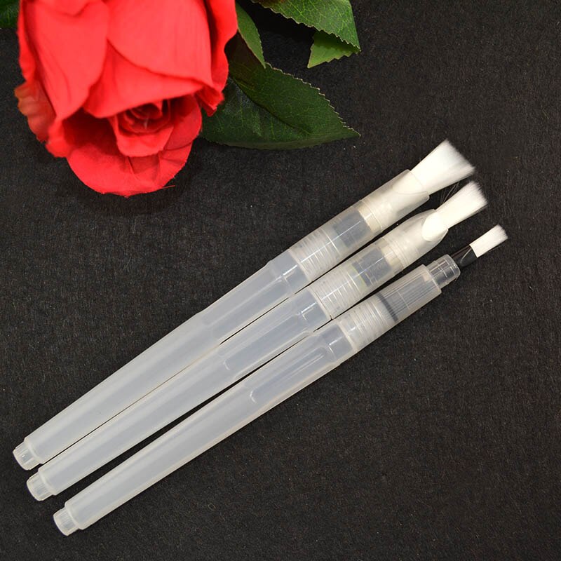 3sizes Solid watercolor fountain pen drawing brush... – Grandado