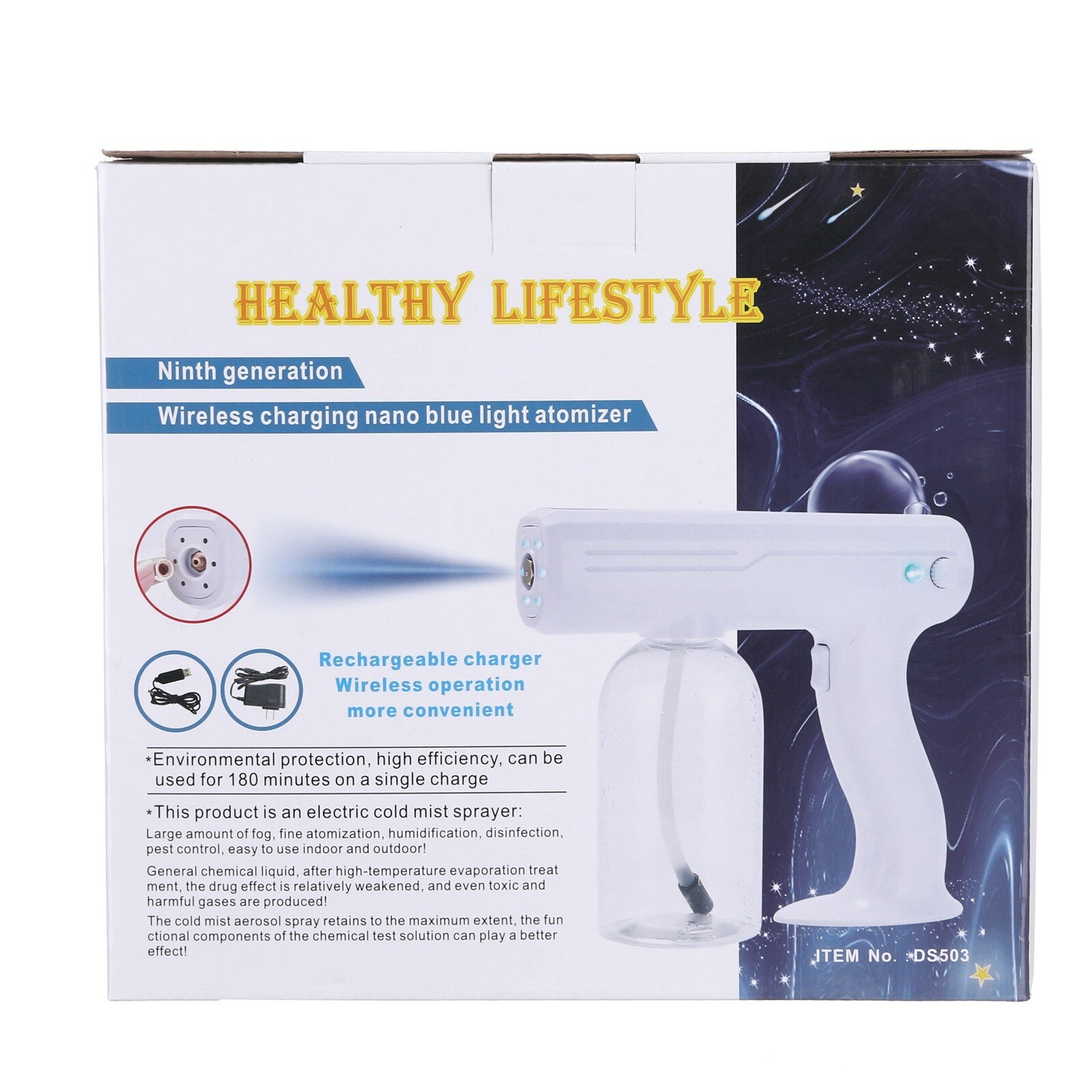 800ML Mist Disinfection Machine Electric ULV Spray... – Vicedeal