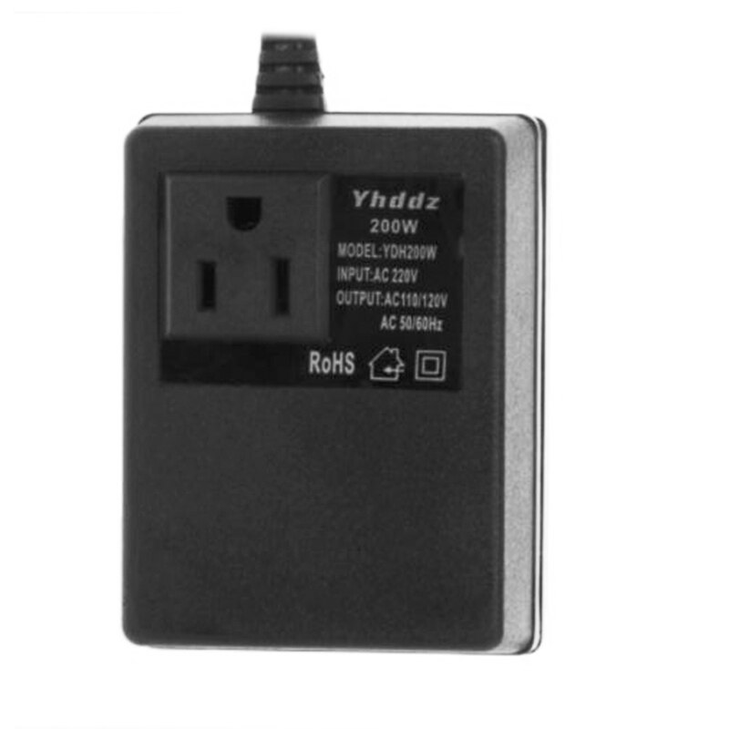 220V To 110V Step Down Travel 200W Voltage Convert... – Grandado