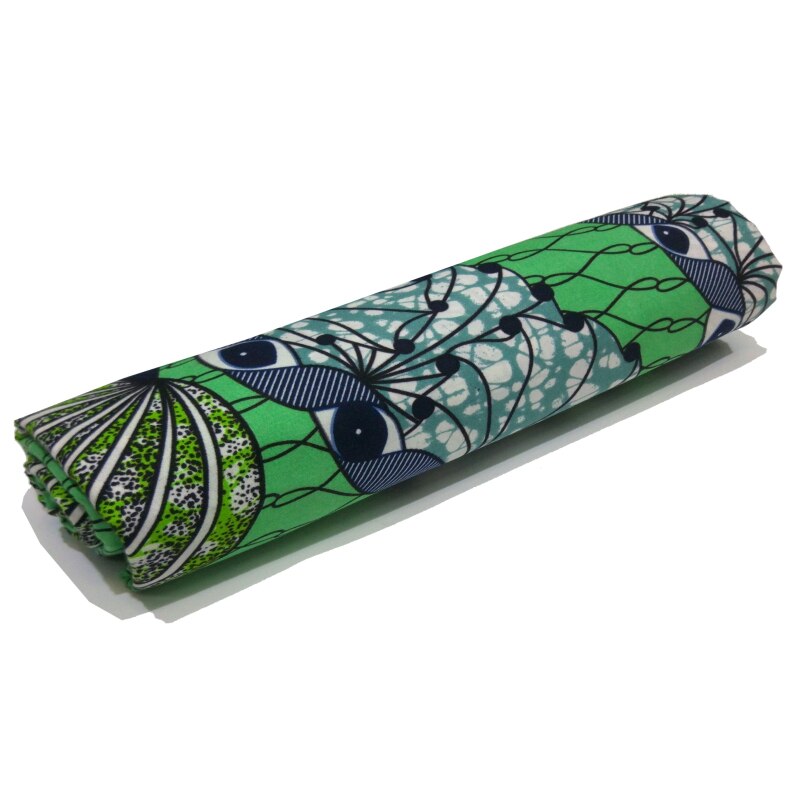 último modelo verde brillante Batik cera de Ghana ... – Grandado