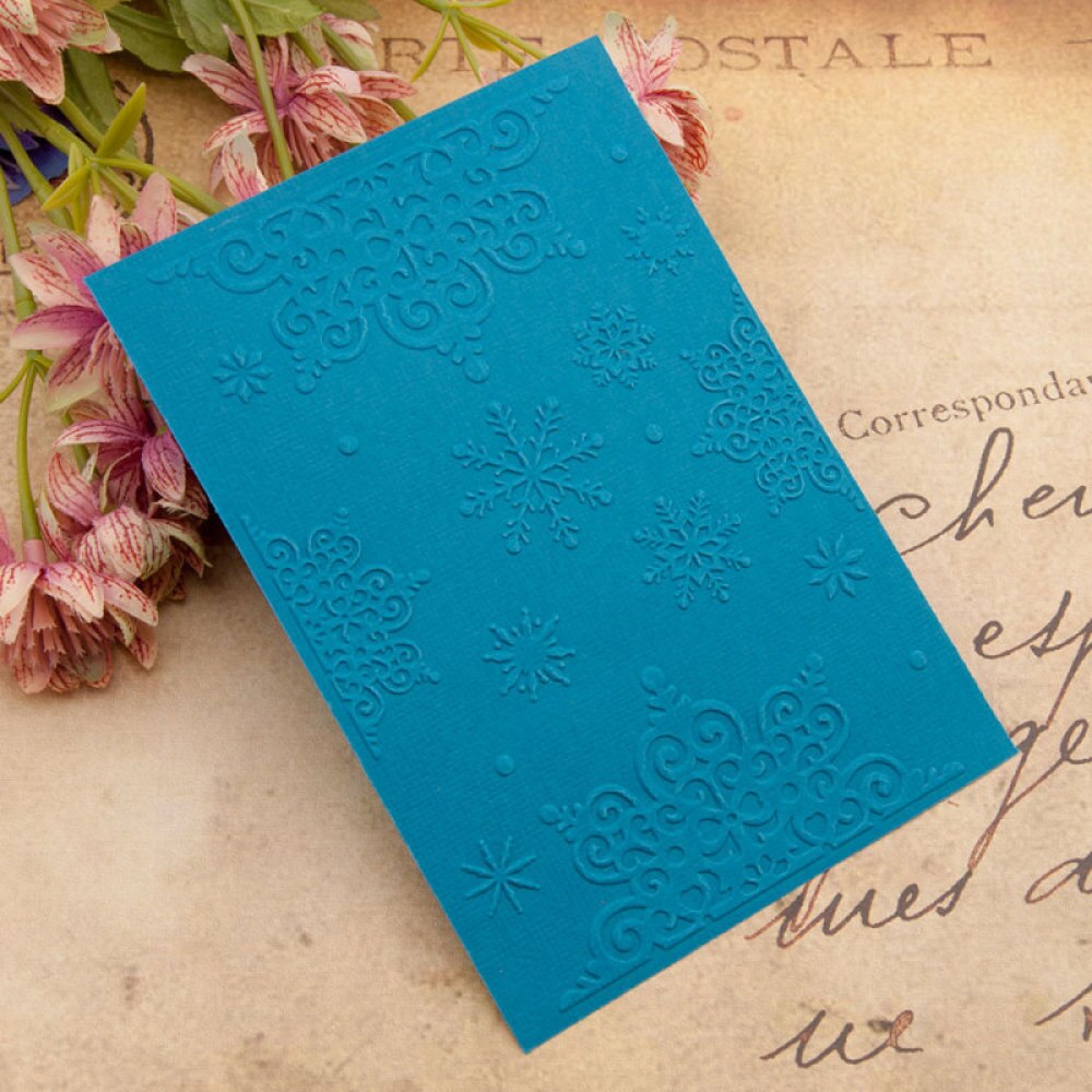 Plastic Christmas Snowflakes Pattern Stencils Embo... – Grandado