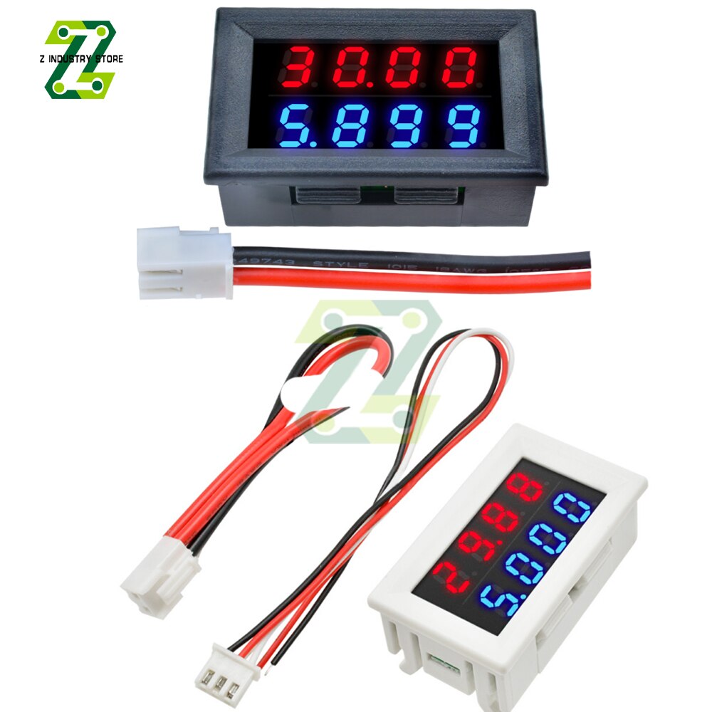 Dc 0-100V 10A Digitale Voltmeter Amperemeter 5-Bed... – Vicedeal