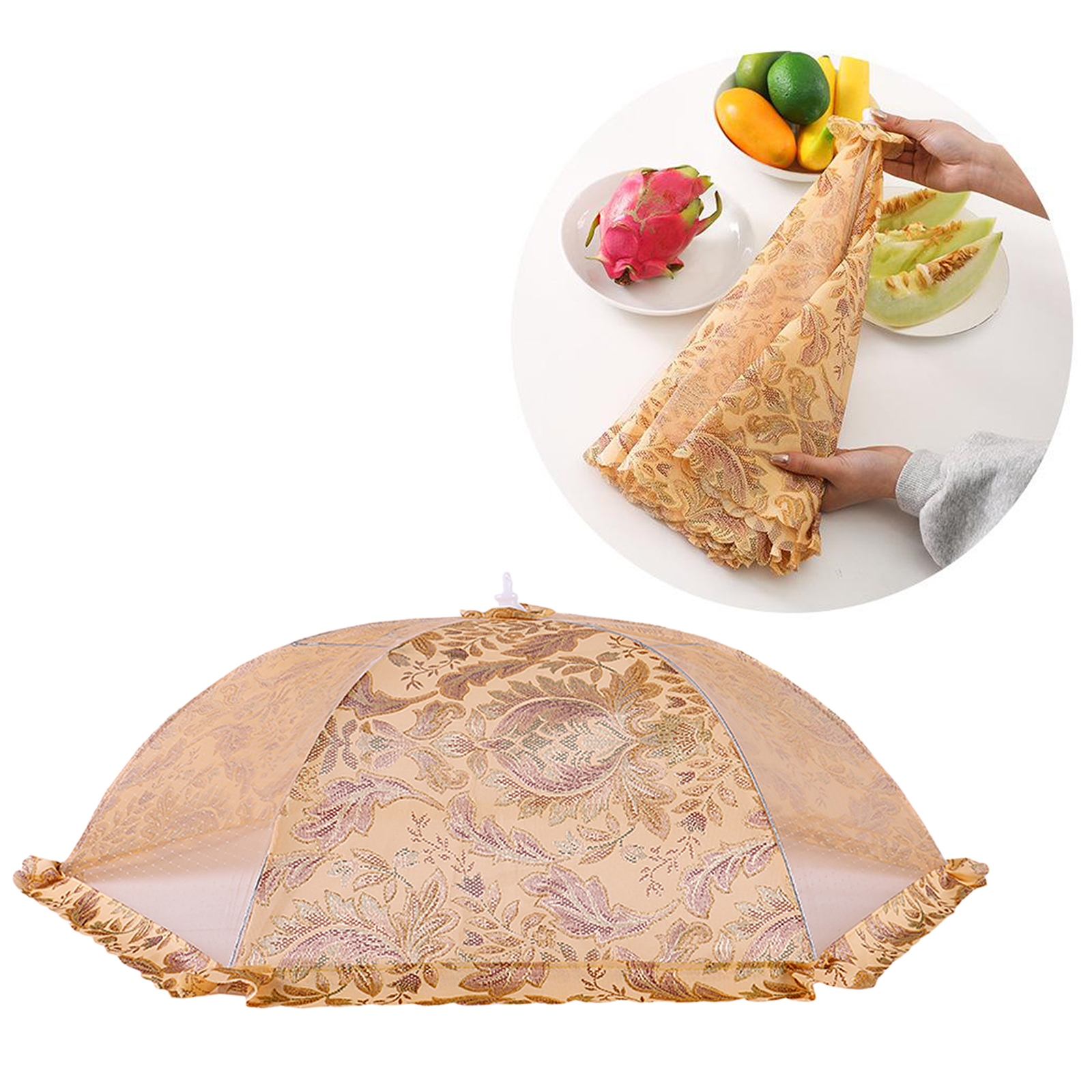 Foldable Table Food Cover Umbrella Style Anti Fly ... – Vicedeal
