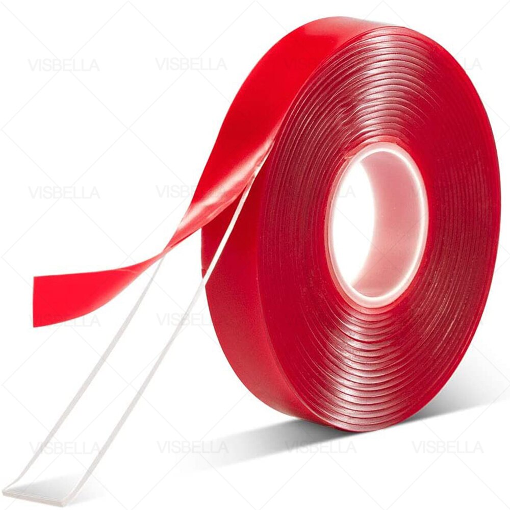 Visbella 300Mm Auto Stickers Rood Dubbelzijdig Tap... – Grandado