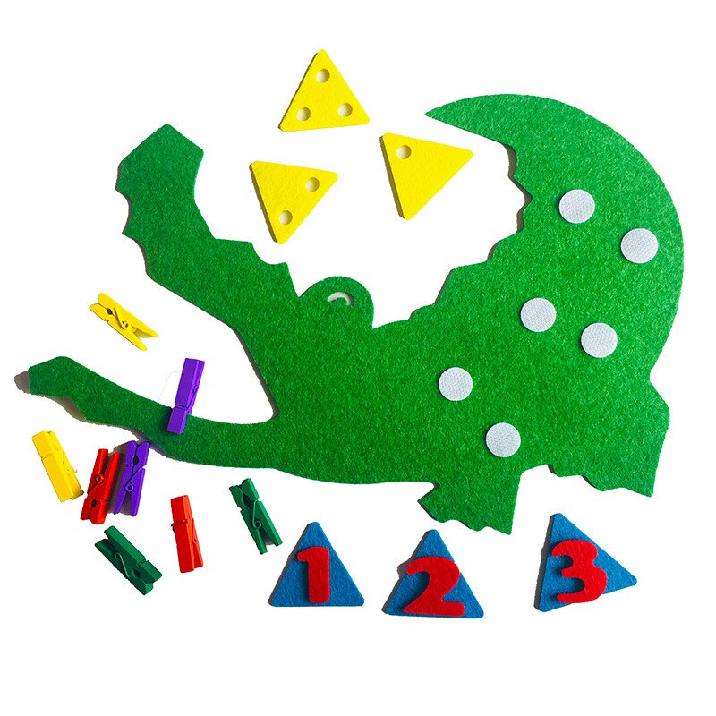 T-N Handmade Felt Crocodile Clip Tooth Extraction ... – Vicedeal