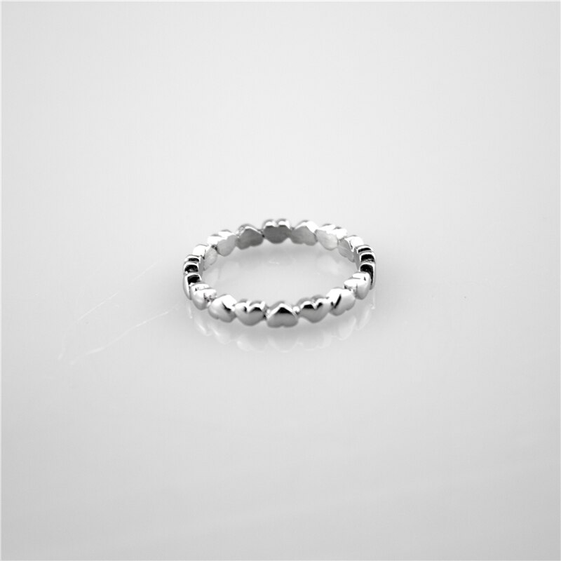 Simple Thick Multi Heart Couple Rings Jewelry For ... – Vicedeal