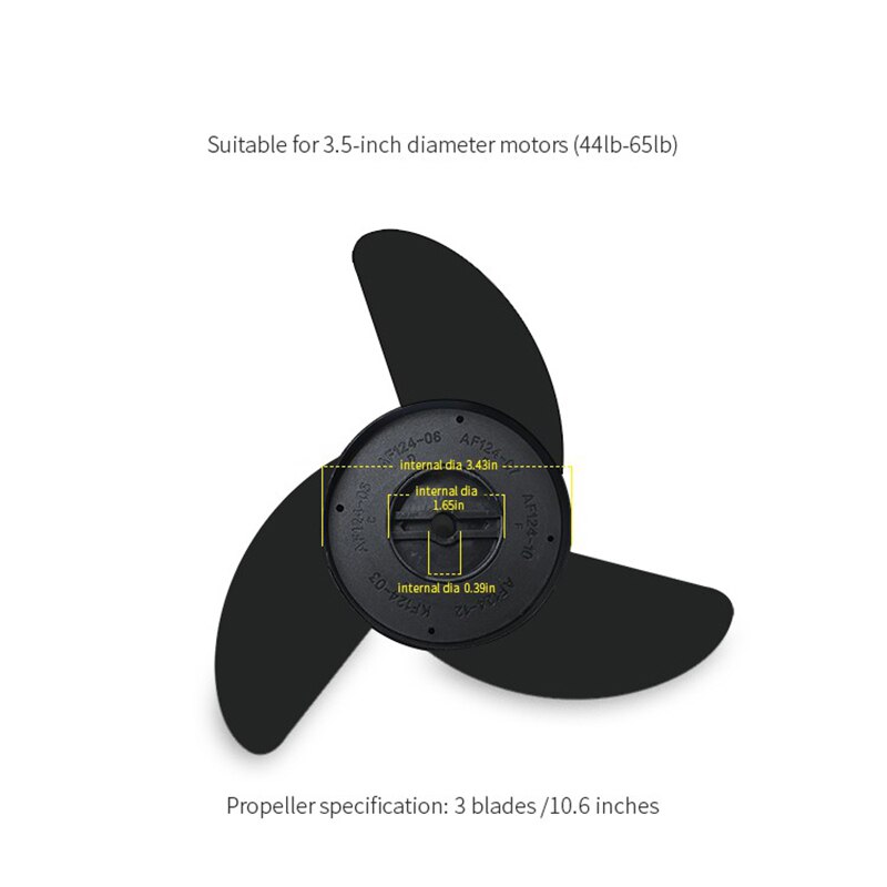 3 Blades Motor Boot Propellers Elektrische Motor B... – Grandado
