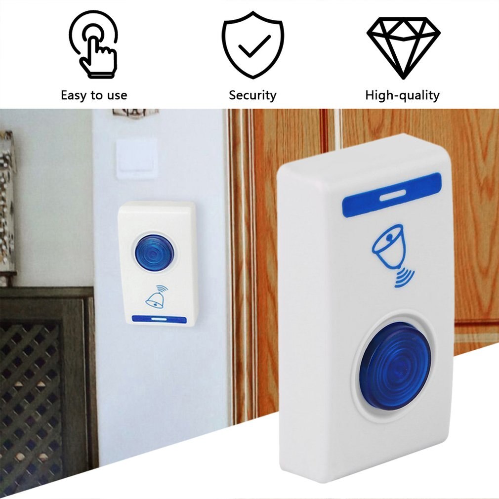 1 pcs LED Wireless Chime Door Bell Gate Alarm Door... – Grandado