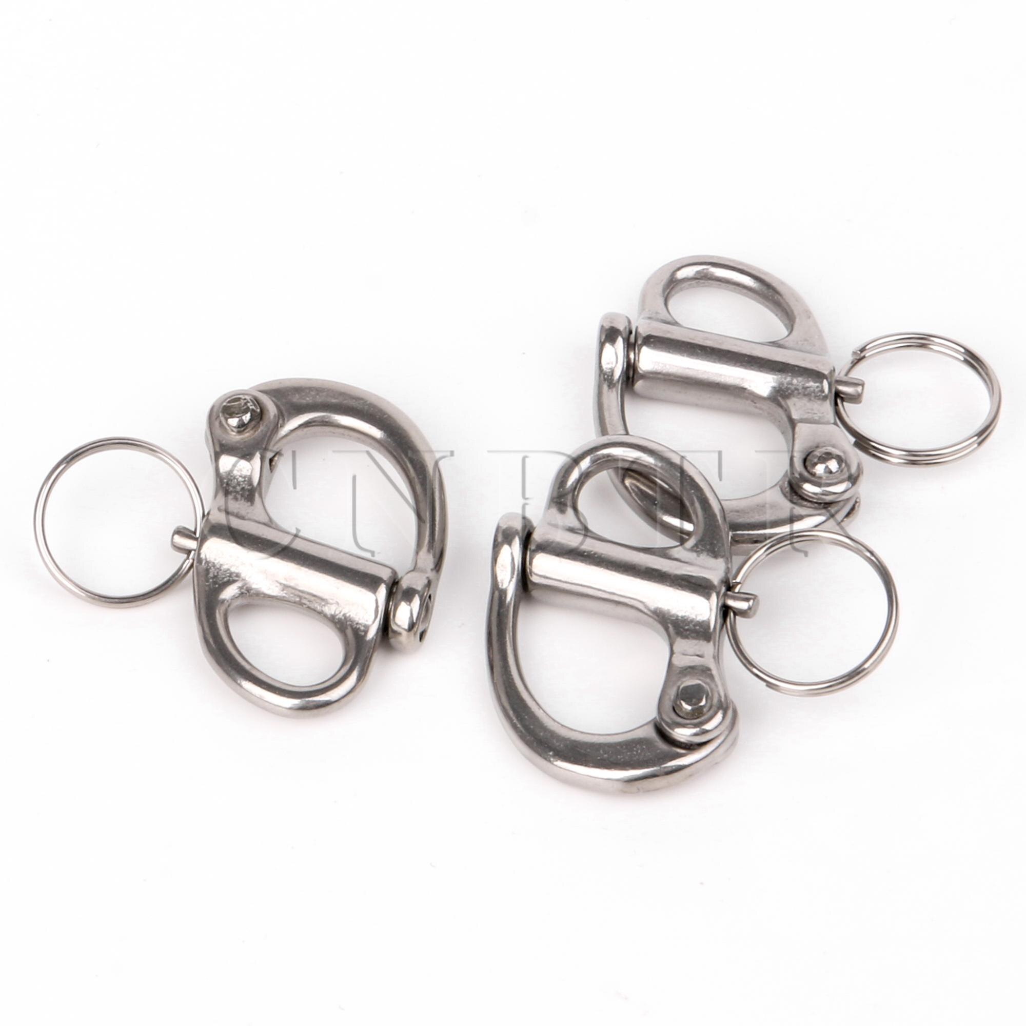 CNBTR 5Pcs Snap Shackles Swivel Eye Clip 35mm Stai... – Grandado