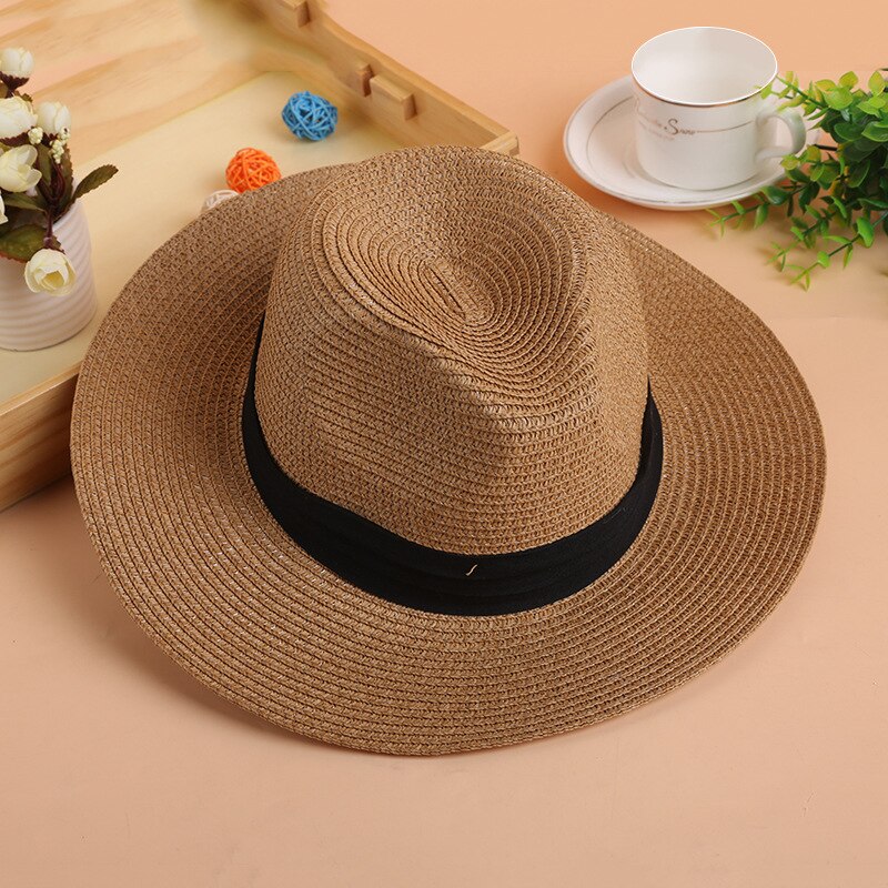 Panama Hand Made Stroh Hut Freizeit Sonne Hut Brit... – Grandado