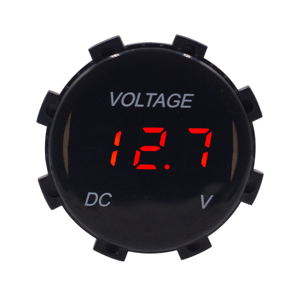 12V 24V Voltage Meter Car Marine Motorcycle LED Di... – Vicedeal
