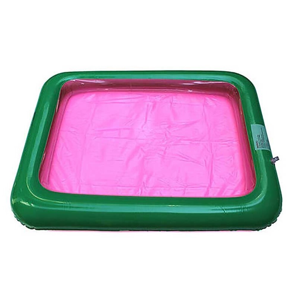 Funny Kid Square Inflatable Elevated Large Sandbox... – Grandado