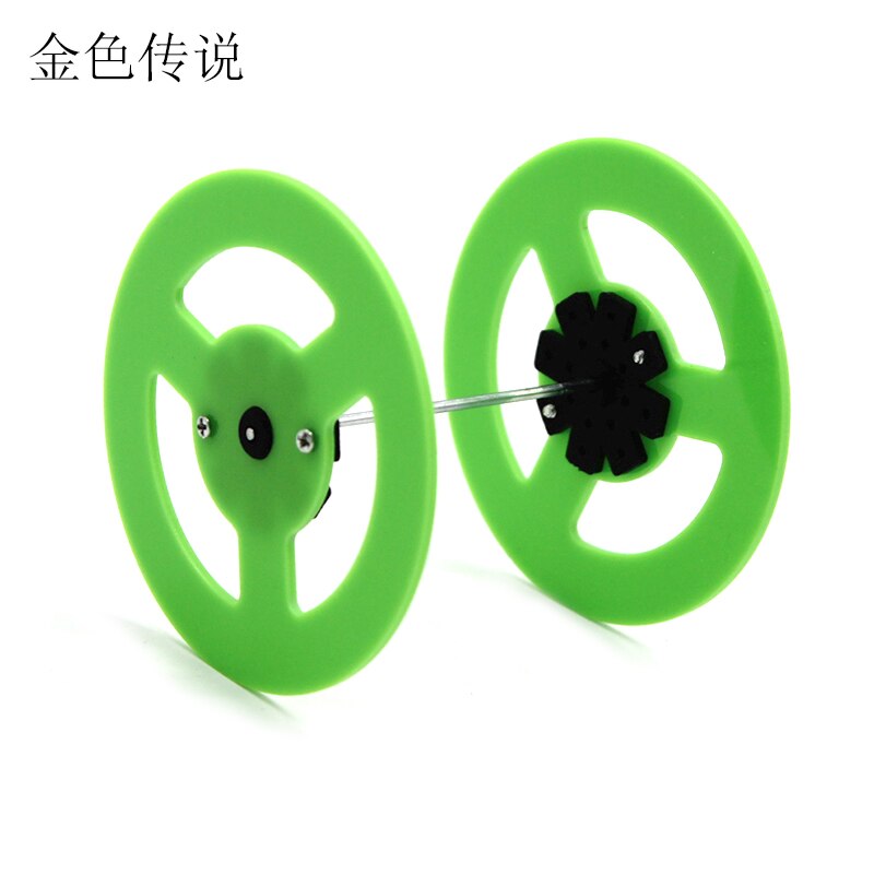 Thin Wheels Green Acrylic Plastic Wheels DIY Car M... – Grandado