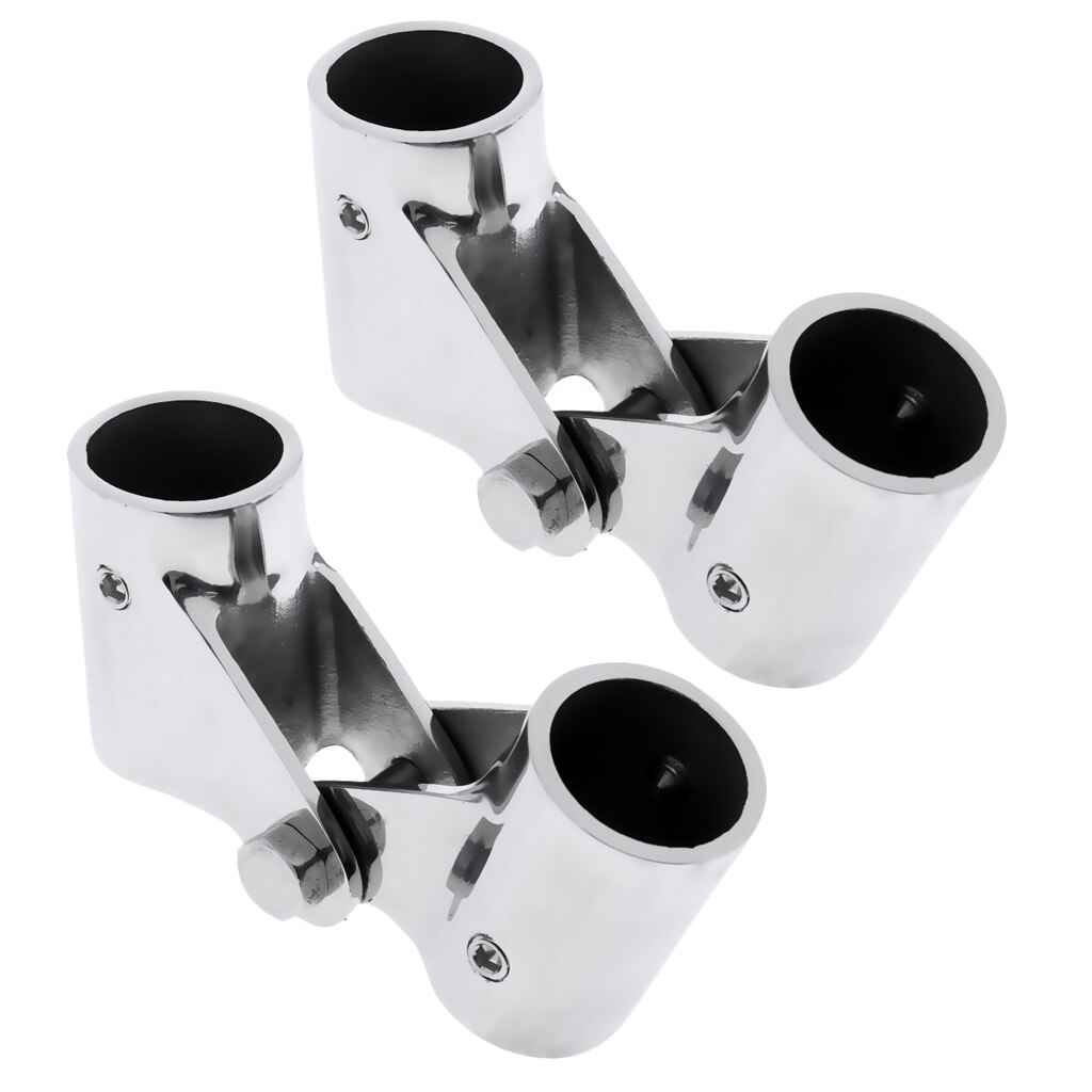 2pcs 22mm Boat Rail Fittings Swivel Tube Connector... – Vicedeal