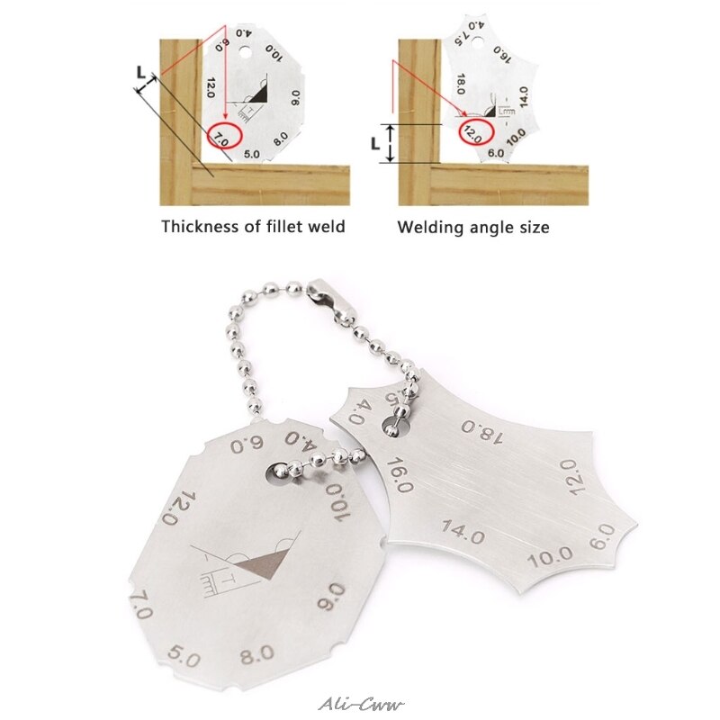 2 Pcs Welding Tools Stainless Steel Welding Gauge ... – Grandado