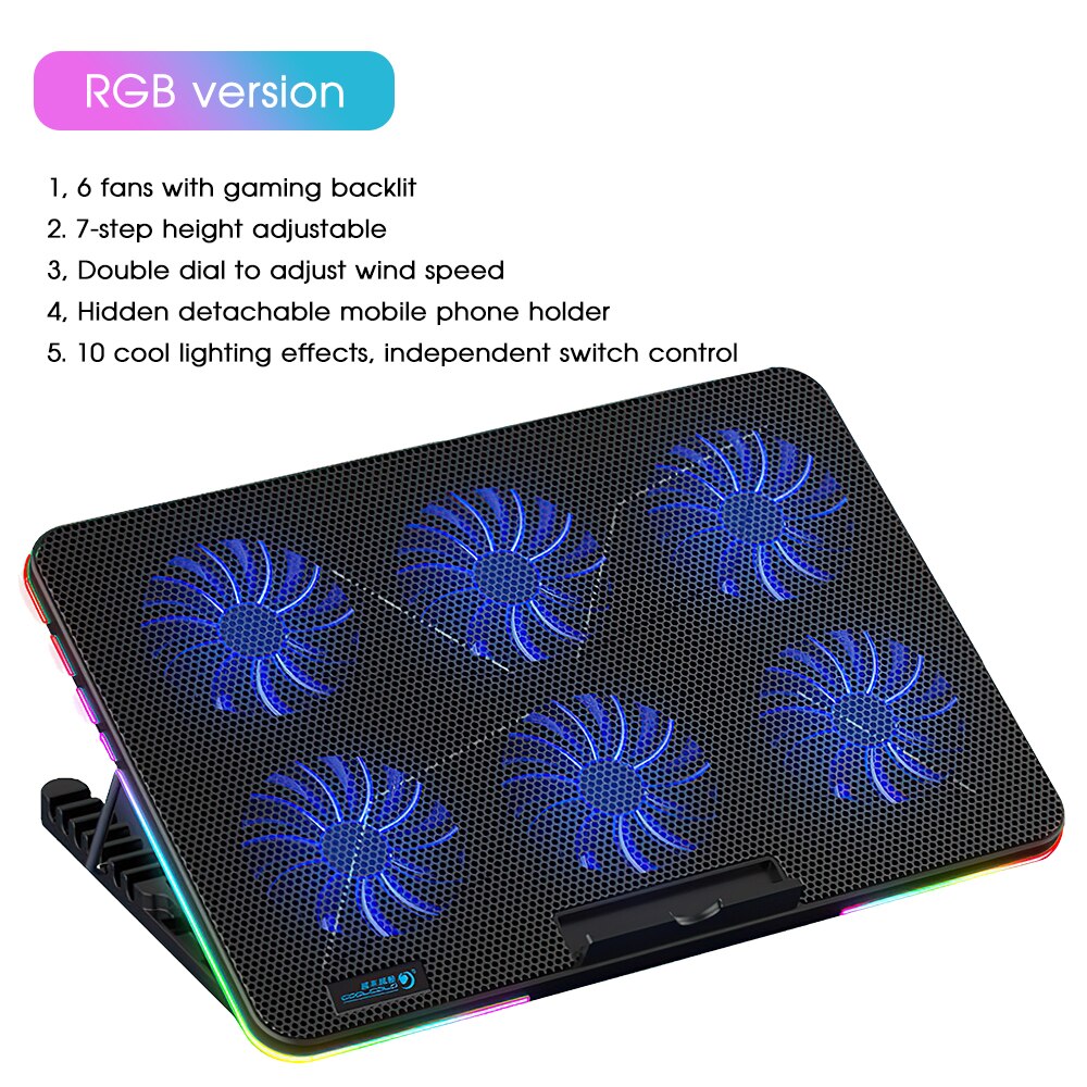 Air Cooler Laptop Stand Gaming Notebook Radiator M... – Vicedeal