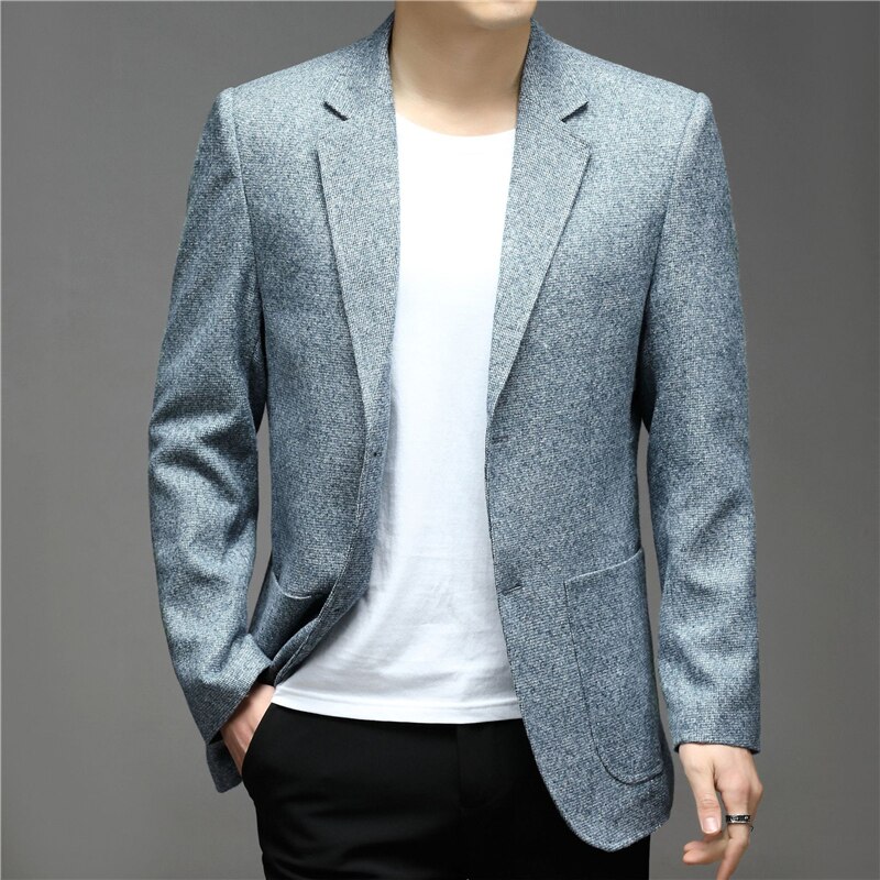 BOLUBAO Spring Autumn Men's Casual Blazers Mot... – Grandado