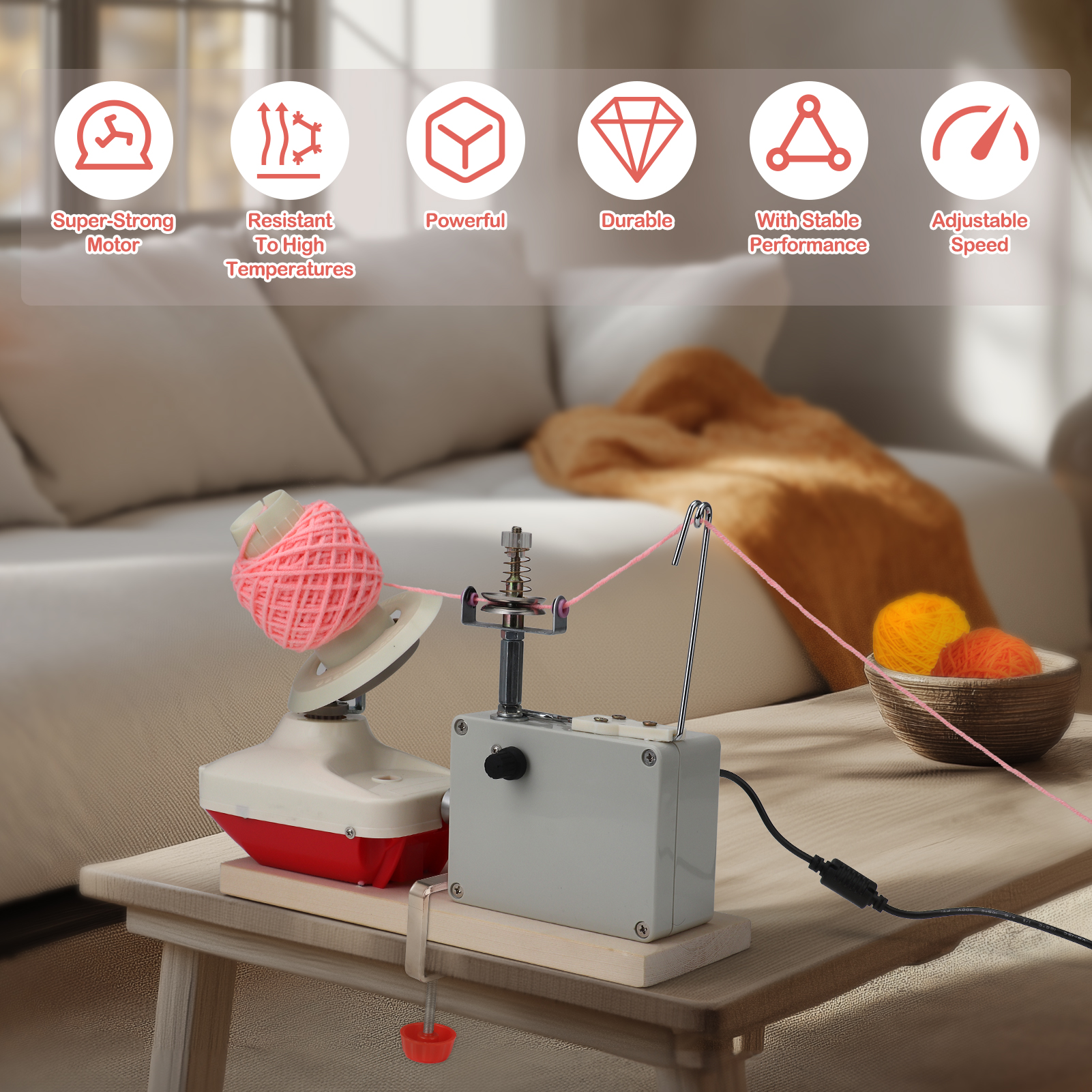 Electric Yarn Ball Winder Automatic Yarn For Croch... – Grandado