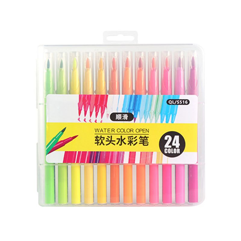 12/24/36/48 Colors Soft Brush Watercolor Pen Marke... – Grandado