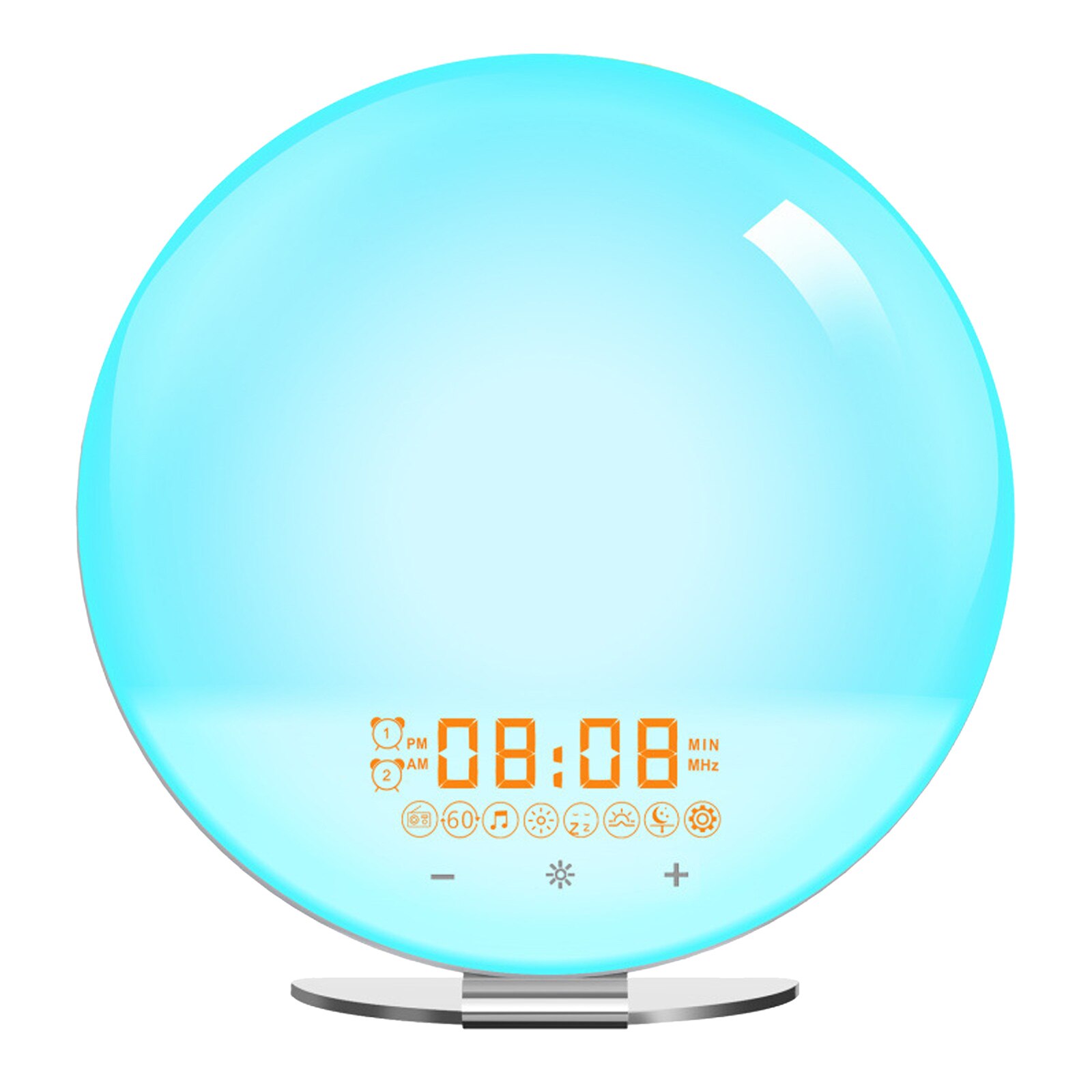 7 Colors Wake Up Light Night Light Dual Alarms for... – Vicedeal