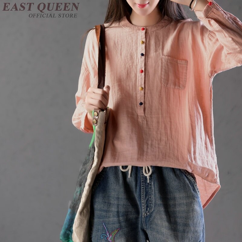 Camisa blusa China ropa tradicional China para muj... – Grandado