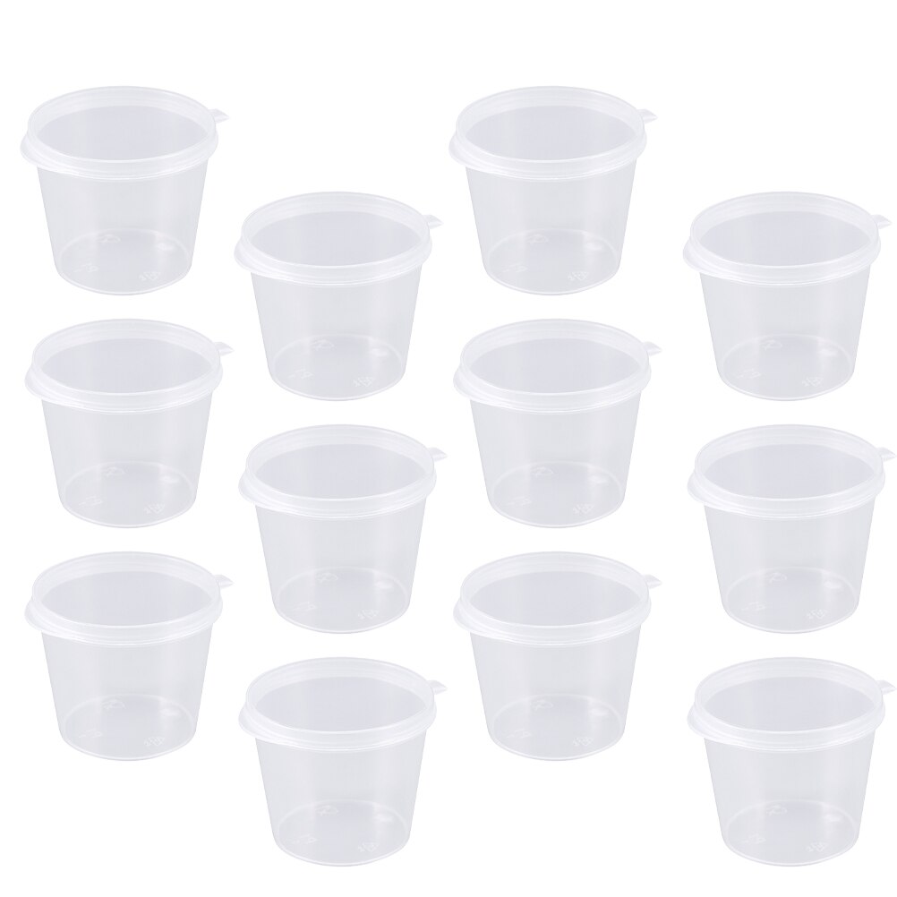 100Pcs Ronde Containers Deksels Deli Pot Of Saus N... – Vicedeal