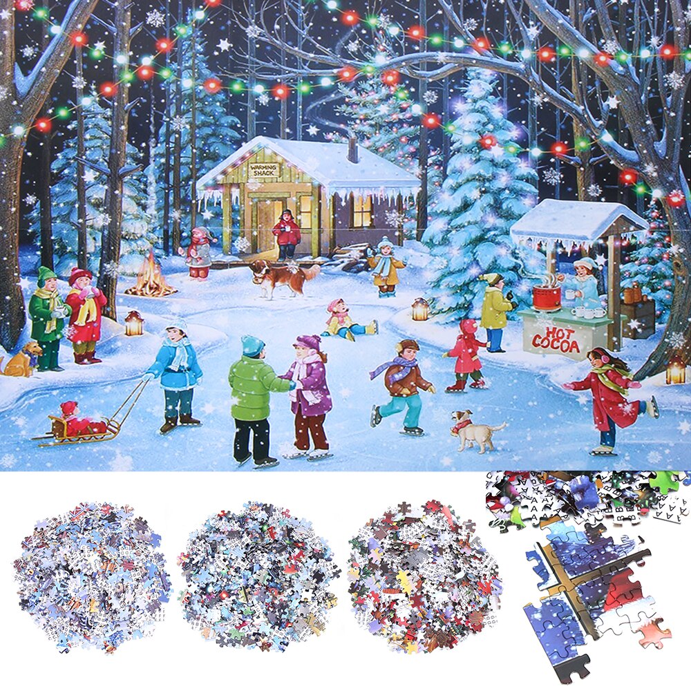 1000 Stuks/set Kerst Puzzel Kinderen Adult Xmas Sn... – Grandado