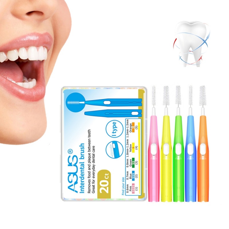 20 Pcs/Pack Push-Pull Interdental Brush Gum Interd... – Vicedeal