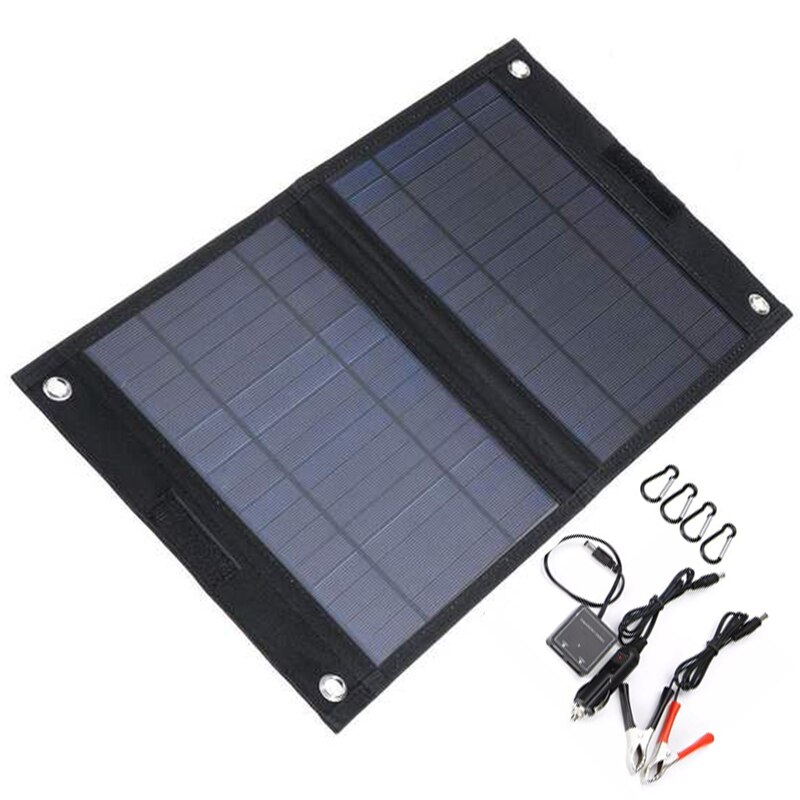55W Foldable Solar Panel Waterproof Solar Charger ... – Vicedeal