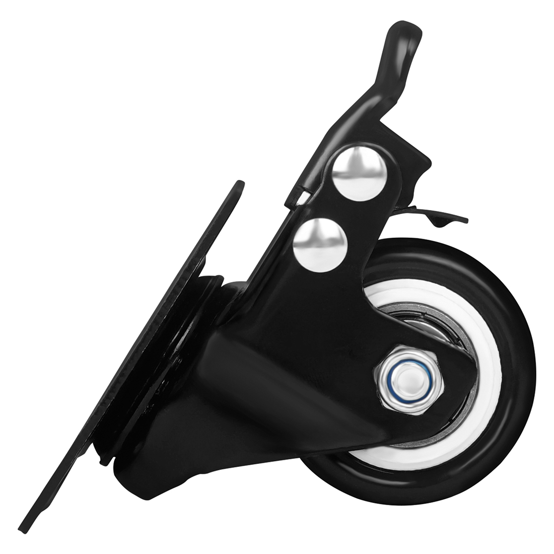 IRIN PO-27 Upright Piano Black Casters Wear-resist... – Grandado