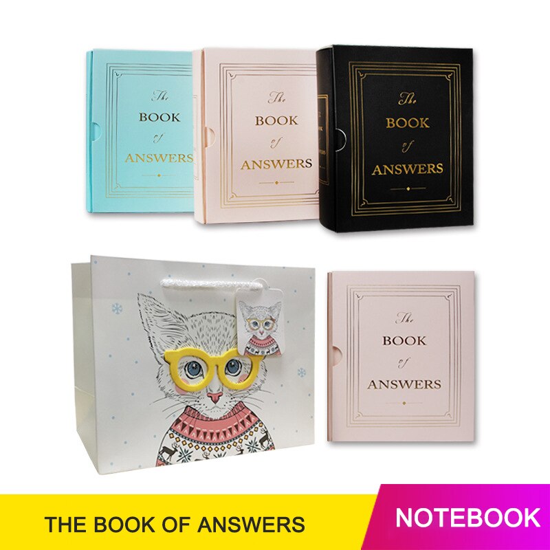 "Answers Book"Big Hard Cover Journal Diary Blank P... – Grandado