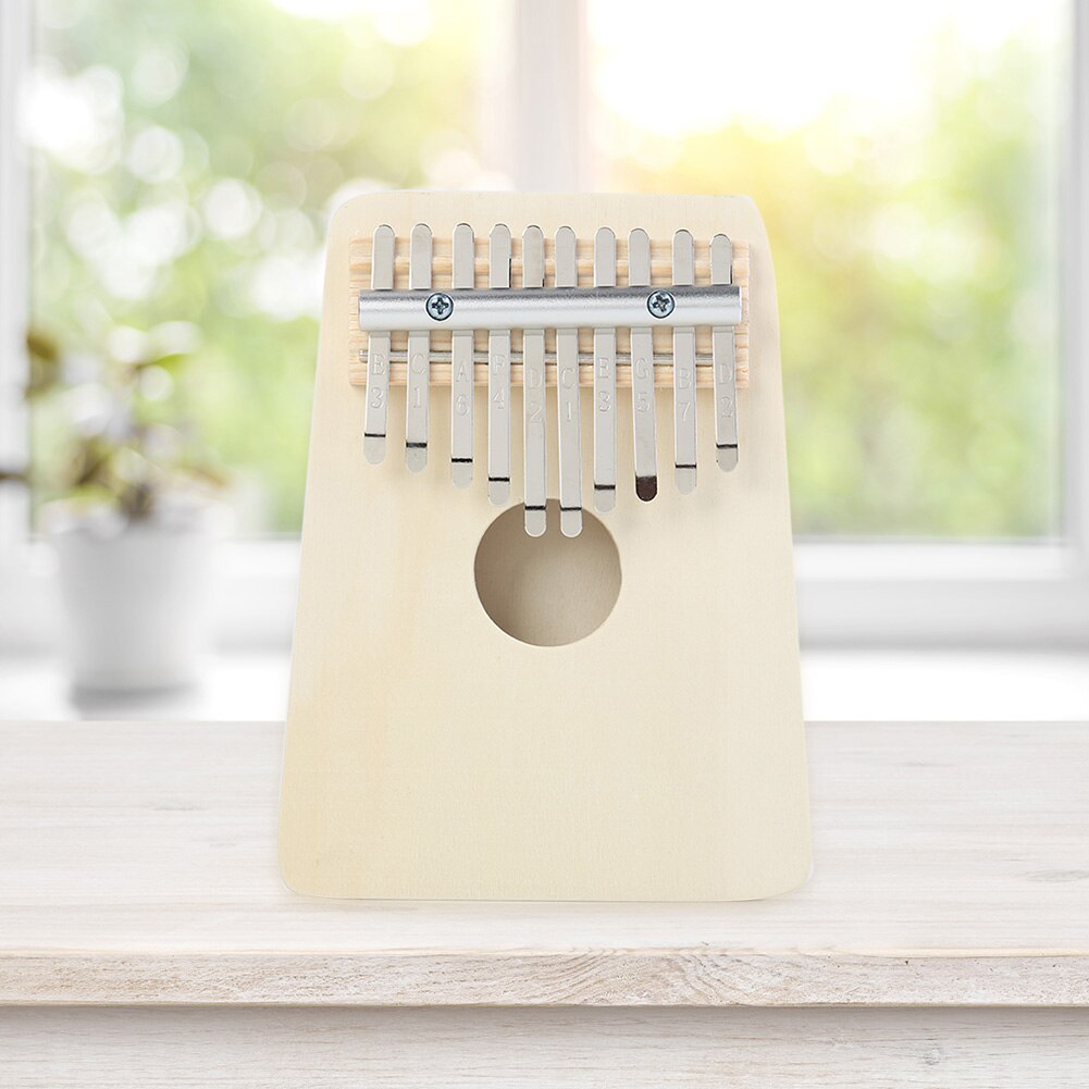10-Key Thumb Piano Basswood Diy Kit Kalimba Set Mu... – Grandado
