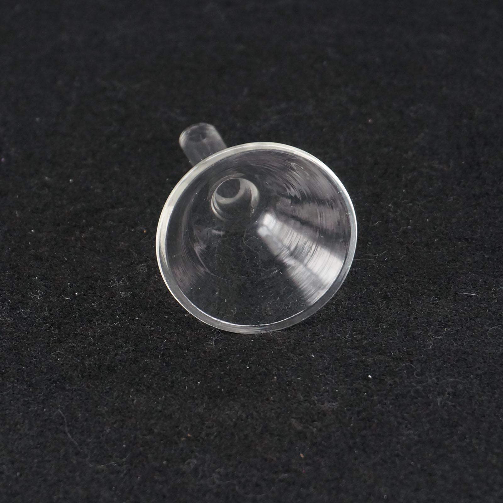 40mm Transparent Short Stem Glass Triangle Funnel ... – Vicedeal