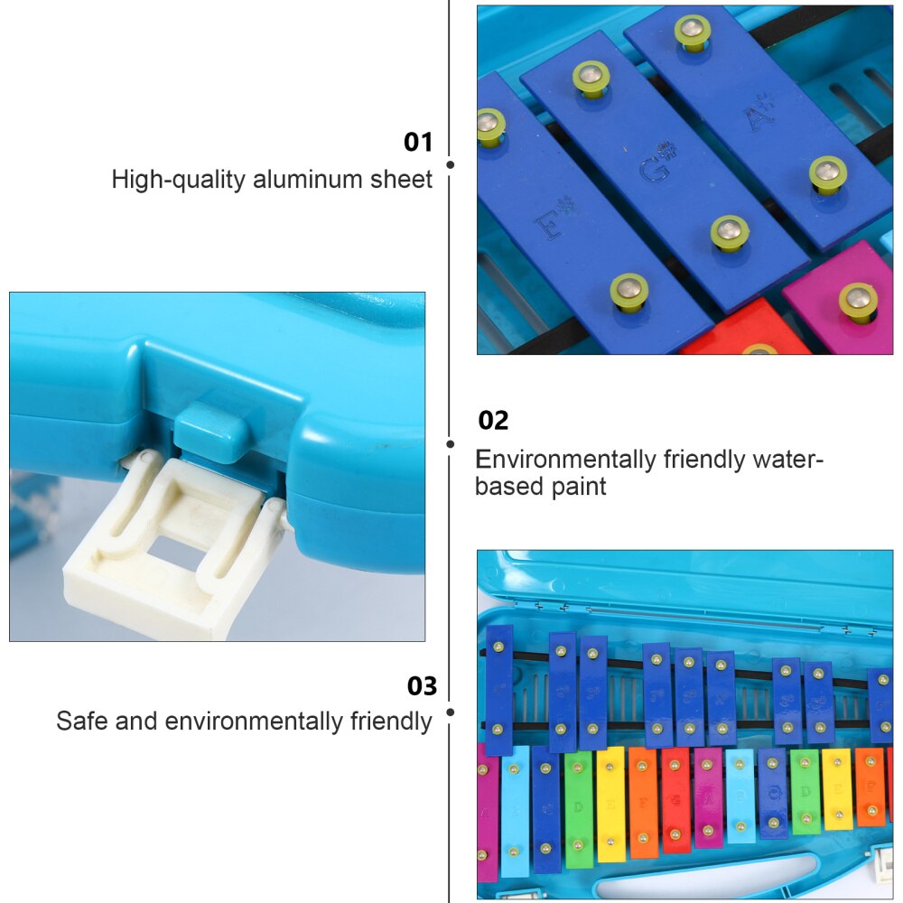 1pc Metallophone Percussion With 25-Note Plate for... – Vicedeal