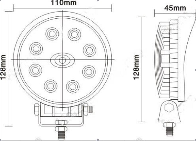 [Seven Neon]24W LED Work Light for Indicators Moto... – Grandado