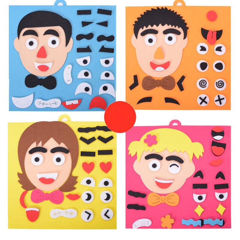 4pcs/lot Super Emotion Change Puzzle Toys Expressi... – Vicedeal