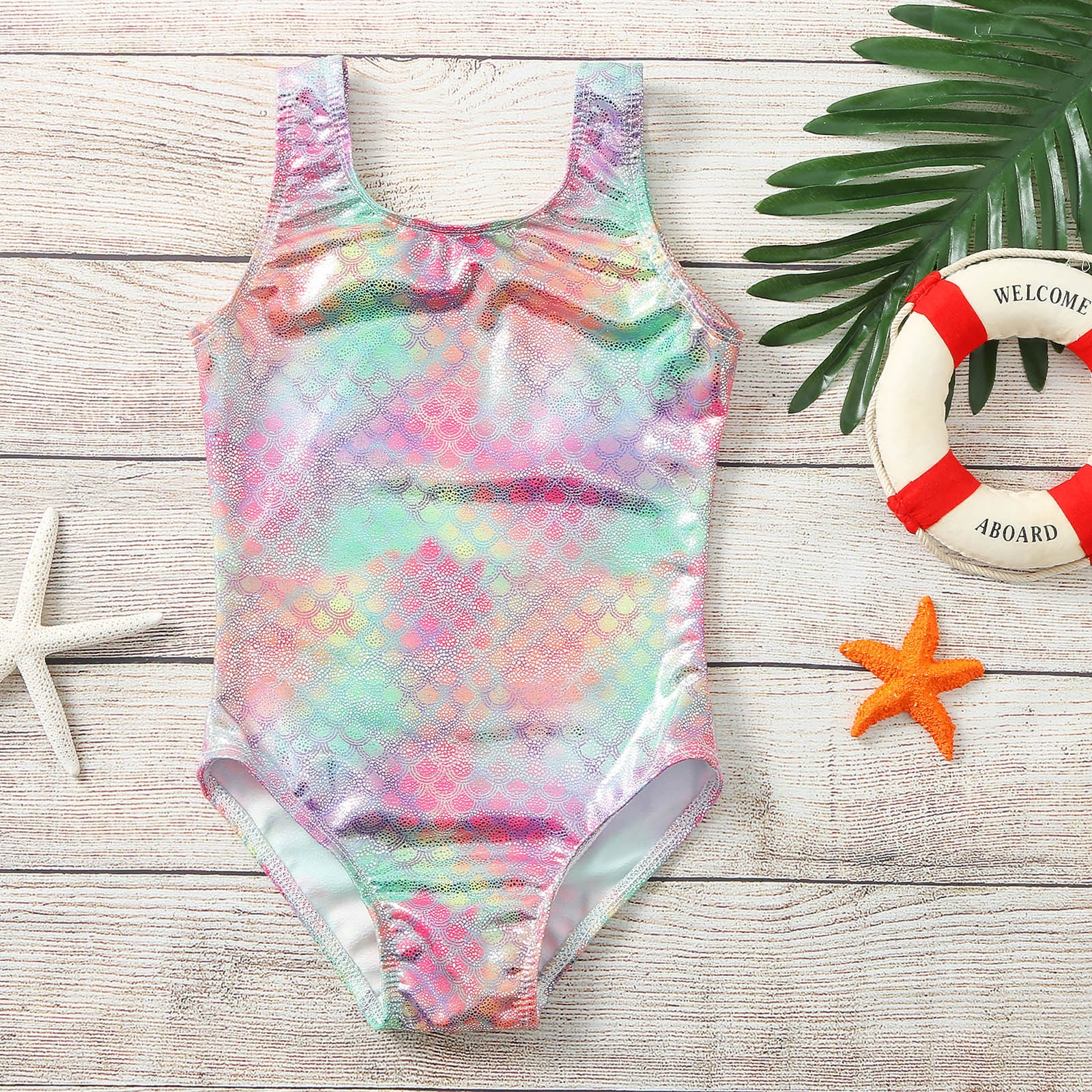 Baby Toddler Kids Girls One Piece Beach Swimsuit S... – Grandado