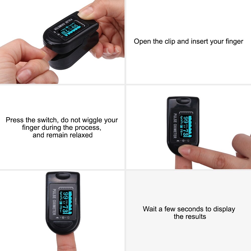 Blood Oxygen Saturation Monitor Household Digital ... – Grandado