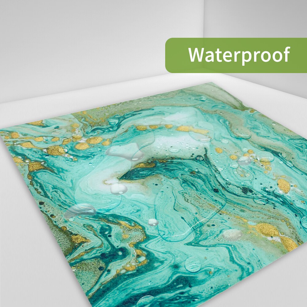 Funlife® Malachite Blue Agate Marble Wall Sticker ... – Grandado