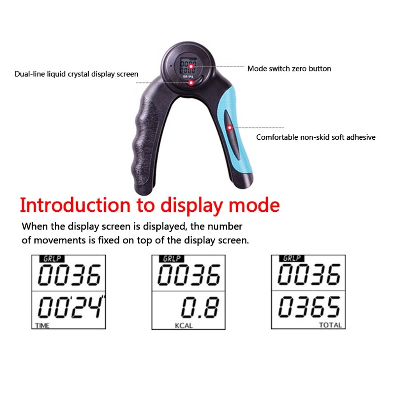 2022 Digital Hand Dynamometer Grip Strength Measur... – Grandado